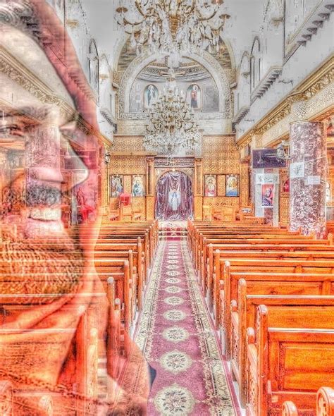 كنيسة الانبا تكلا هيمانوت الحبشى بالزقازيق بثوبها كنيسة السيدة