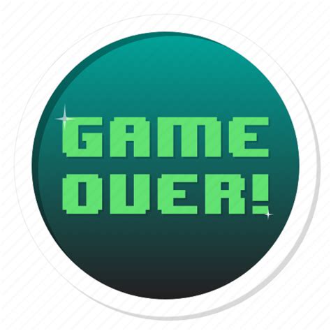 Badge Death Die End Finish Game Game Over Gamer Gamification