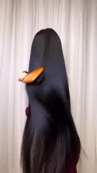 Womens Black And White Cat Hoodie Long Shiny Hair Long Hair Video