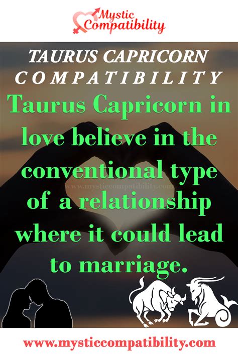 Taurus Capricorn Compatibility Capricorn Compatibility Taurus And