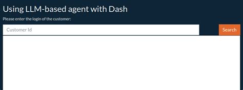 creating a dash application using an llm based agent dataiku