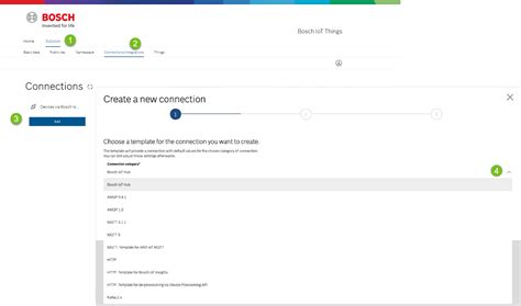 Connections Bosch Iot Things Documentation