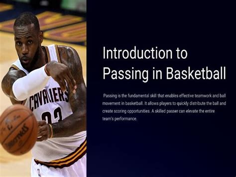 Basketball Passing Fundamentals Teaching Resources