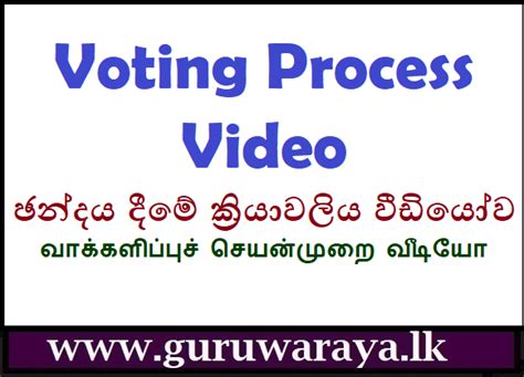 Voting Process Video Teacher