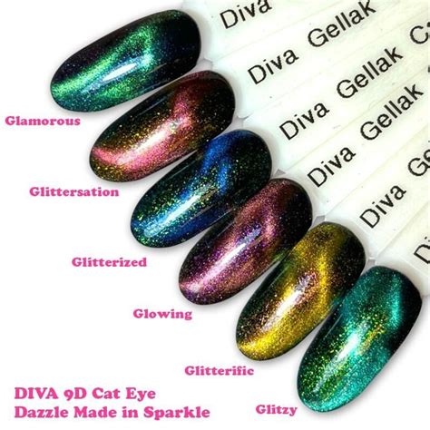 Diva Gellak Cateye Glitterized Dazzle Made In Sparkle Collection