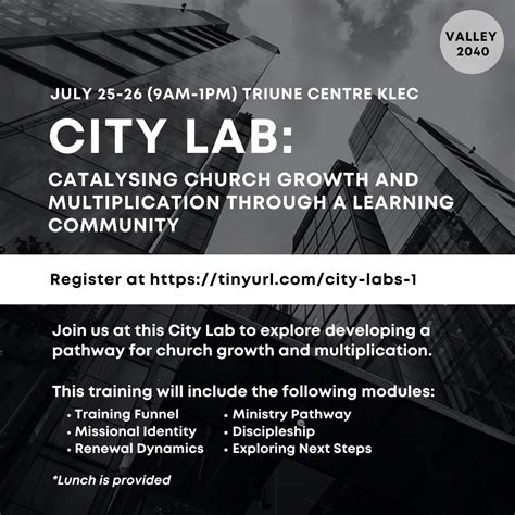 City Lab Catalysing Church Growth And Multiplication Gospel City Network