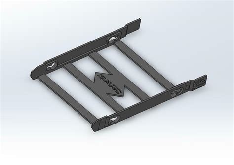 Free 3MF File Bitfenix Prodigys Tool Free HDD Drive Locking Mechanism