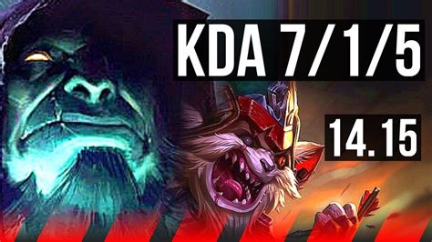 YORICK Vs KLED TOP 7 1 5 Rank 7 Yorick 900 Games Dominating EUNE Master 14 15 YouTube