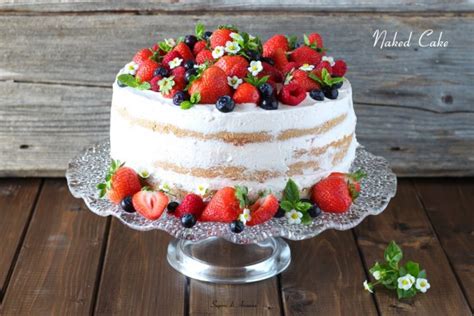 Naked Cake Ricetta Con Crema Veloce Sapore Di Arianna