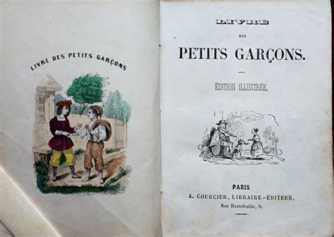 Livre Des Petits Garcons Very Good Hardcover 1851 Bluebird Books