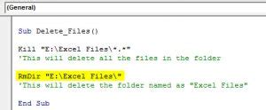 VBA Delete File | How to Delete Files in the Folder using VBA Code?