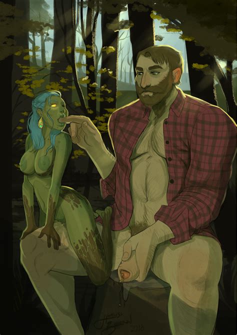 Lumberjack And Dryad By Hopelessbohemian Hentai Foundry