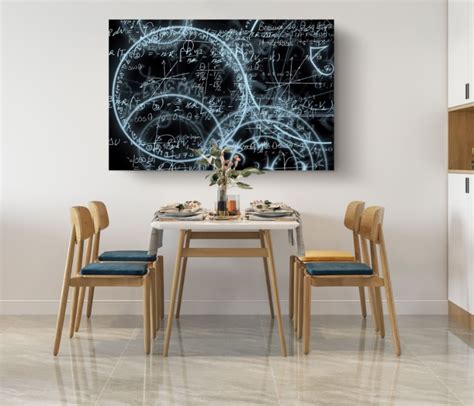 Mathematics Equations Formulas Motivation Science Canvas Print Wall Art Best Of Canvas