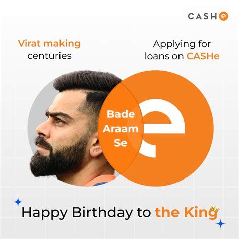 Cashe On Linkedin Kohli Viratkohlibday Cashe Instantloan
