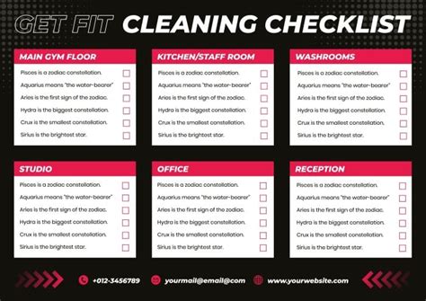 Customize For Free This Geometric Gradient Get Fit Gym Cleaning
