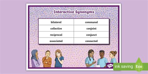 Interactive Synonyms Word Mat Lehrer Gemacht Twinkl