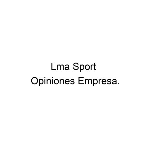 Opiniones Lma Sport 524641493309