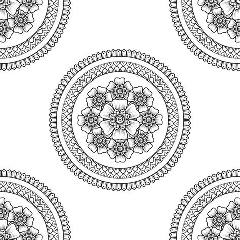 Premium Vector Decorative Ornament In Ethnic Oriental Style Circular