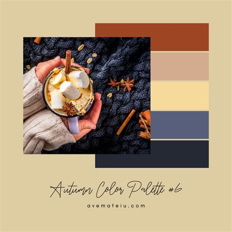 20 Fallautumn Color Palettes With Pantone And Hex Codes Free Colors Guide Ave Mateiu Fall