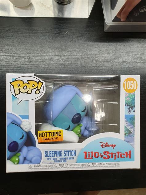 Funko Disney Lilo Stitch Pop Sleeping Stitch Vinyl Figure Hot Topic