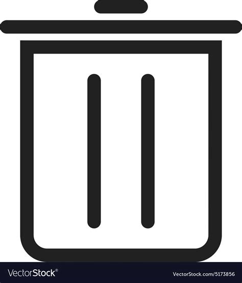 Delete Royalty Free Vector Image VectorStock