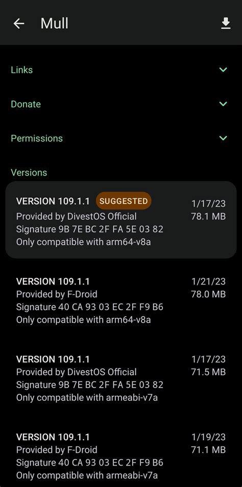 mull on f droid repo vs mull on divestos repo what s the difference