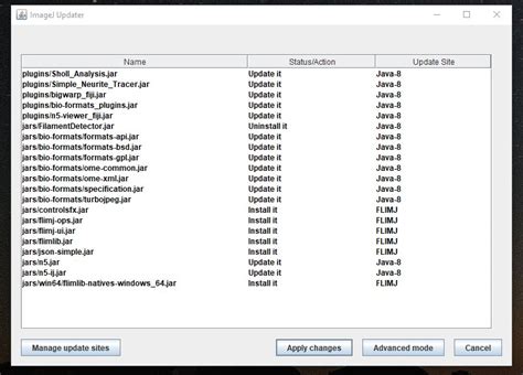 Fiji Updater Problem Flimj Installation Error Usage And Issues Imagesc Forum