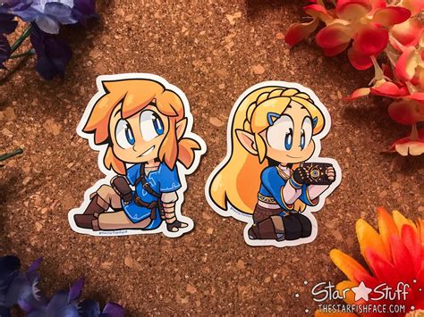 Zelda Breath Of The Wild Stickers Etsy