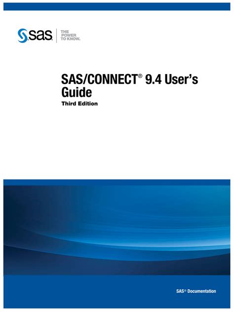 sas connect 9 4 user`s guide third edition manualzz
