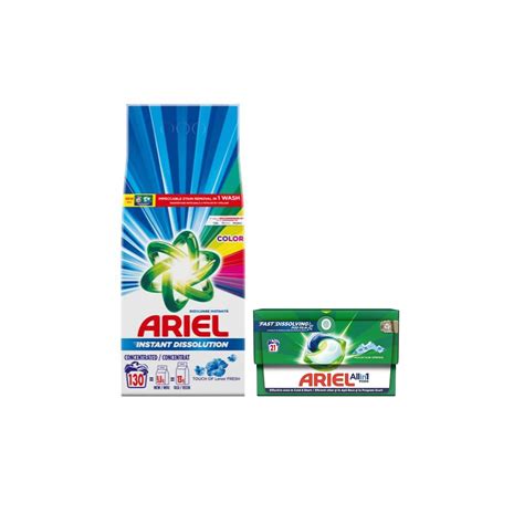 Pachet Detergent Pudra Ariel Touch Of Lenor Fresh 9 75kg Cu Ariel