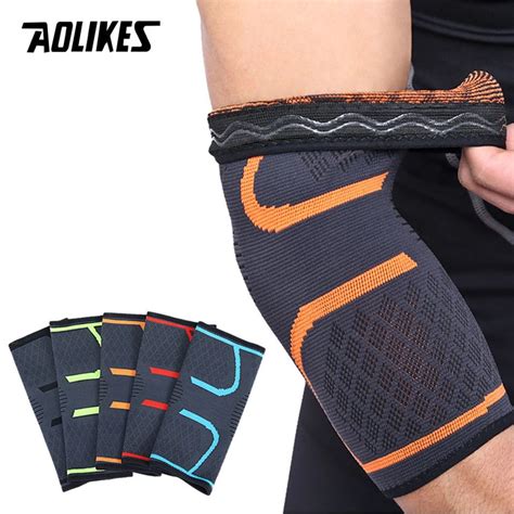 AOLIKES 1PCS Elbow Brace Compression Support Elbow Sleeve For