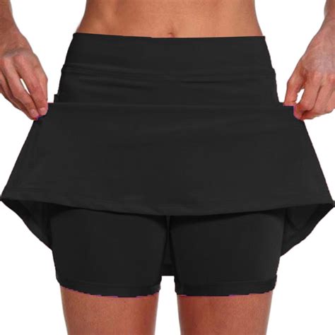Athletic Skorts For Women Plus Size Yoga Biker Compression Short