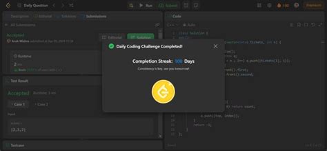 Ansh Mishra On Linkedin 100daysofcode Leetcode Codingjourney
