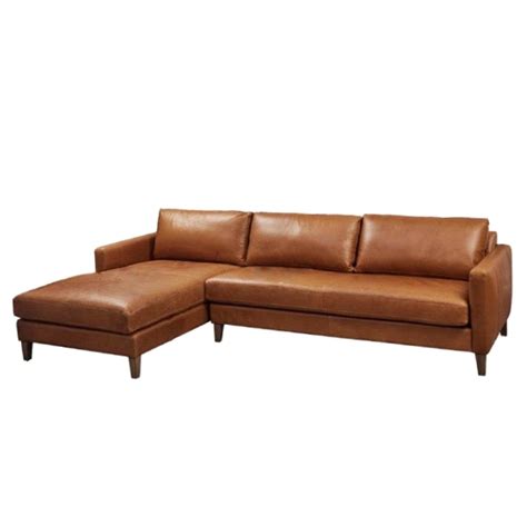 Arthur Leather Sectional Sofa Home Atelier