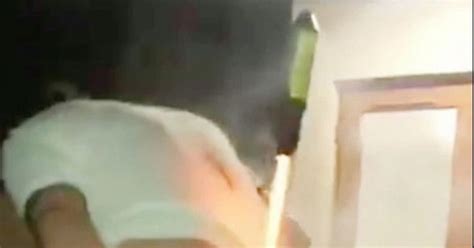 Man Has Firework Rocket Launched From His Backside In Dangerous Stunt Mirror Online