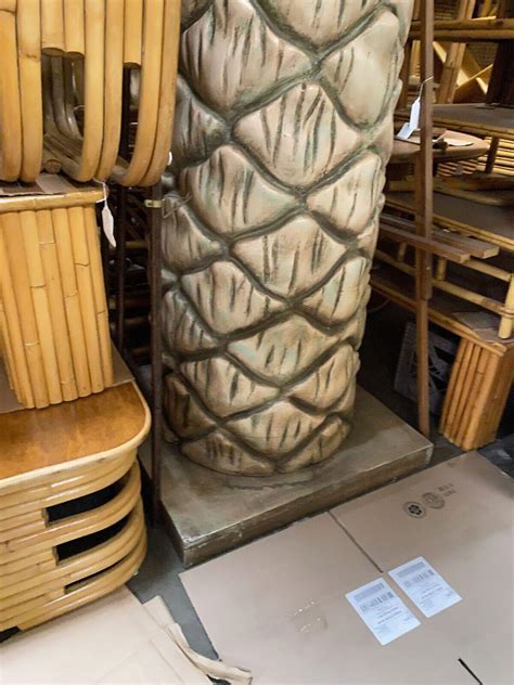 Fiberglass Art Deco Grand Palm Tree Column For Sale At 1stdibs Palm