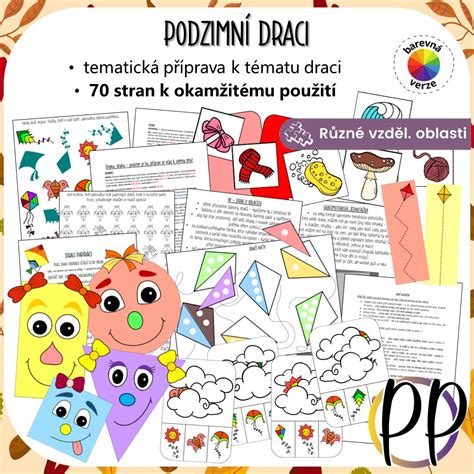 Podzimní draci tematická příprava s aktivitami Inspirace nejen do