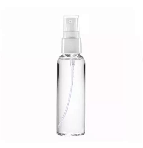 100 Frascos Pet 60 Ml Cilíndrico Válvula Spray Branca Frete grátis