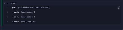 Javascript Return False Does Not Break The Each Loop In Cypress