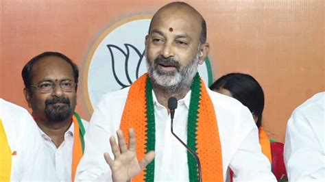 Center Not Cooperating With Development Of Telangana Bandi Sanjay