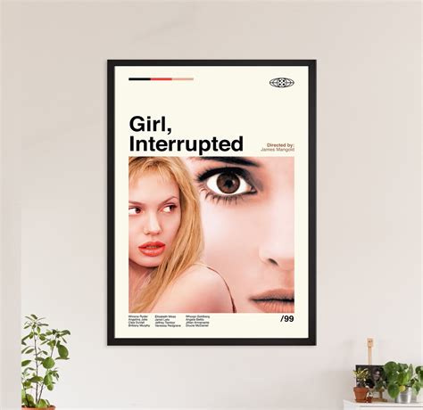Girl Interrupted Poster James Mangold Minimalist Movie Poster