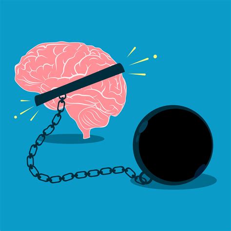 Brain Is Bound In Chains 42973850 Vector Art At Vecteezy