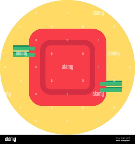 Processor Round Sticker Microchip Microprocessor Design Abstract