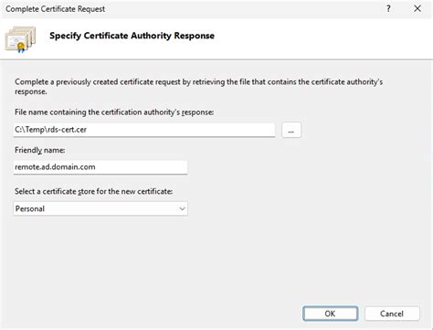 Windows Server How To Use Trusted Certificates With Remote Desktop