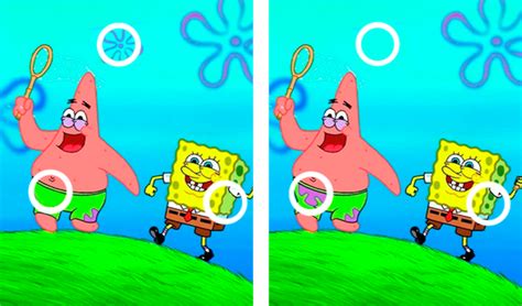Sponge Bob Spot The Differences By Mathew The Fish Play Online