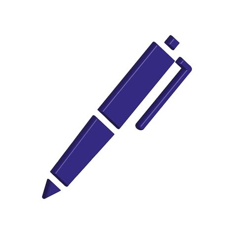 Illustration Graphique Vectoriel Du Modèle Dicône De Stylo Vecteur
