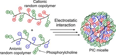 Preparation Of Water Soluble Polyion Complex Pic Micelles With Random Copolymers Containing