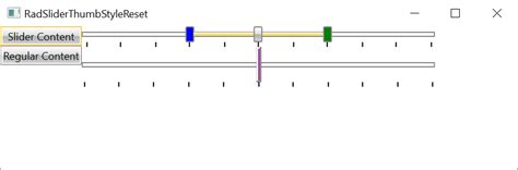 Radslider With Multiple Thumbs Loses Style Information When Using Prism In Ui For Wpf Telerik
