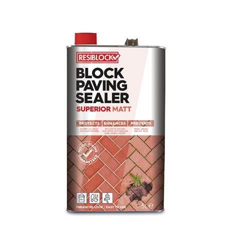 Everbuild Resiblock Block Paving Sealer Matt 5 Litre Eroofing