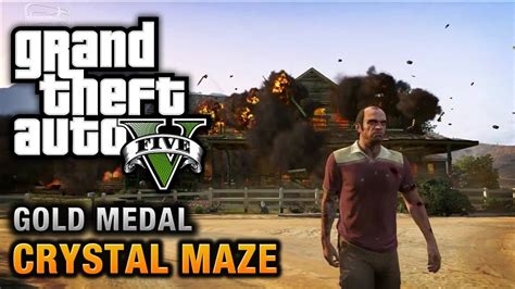 GTA 5 Mission 20 Crystal Maze Instructions For 100 Gold Medal